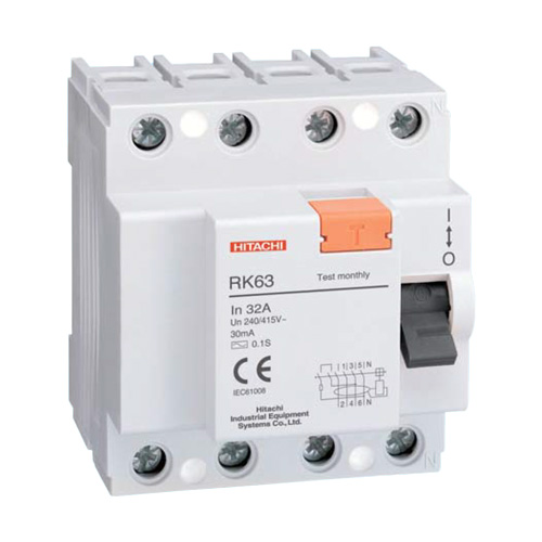 Hitachi Residual Current Circuit Breaker (RCCB) RK63 – Alobitan